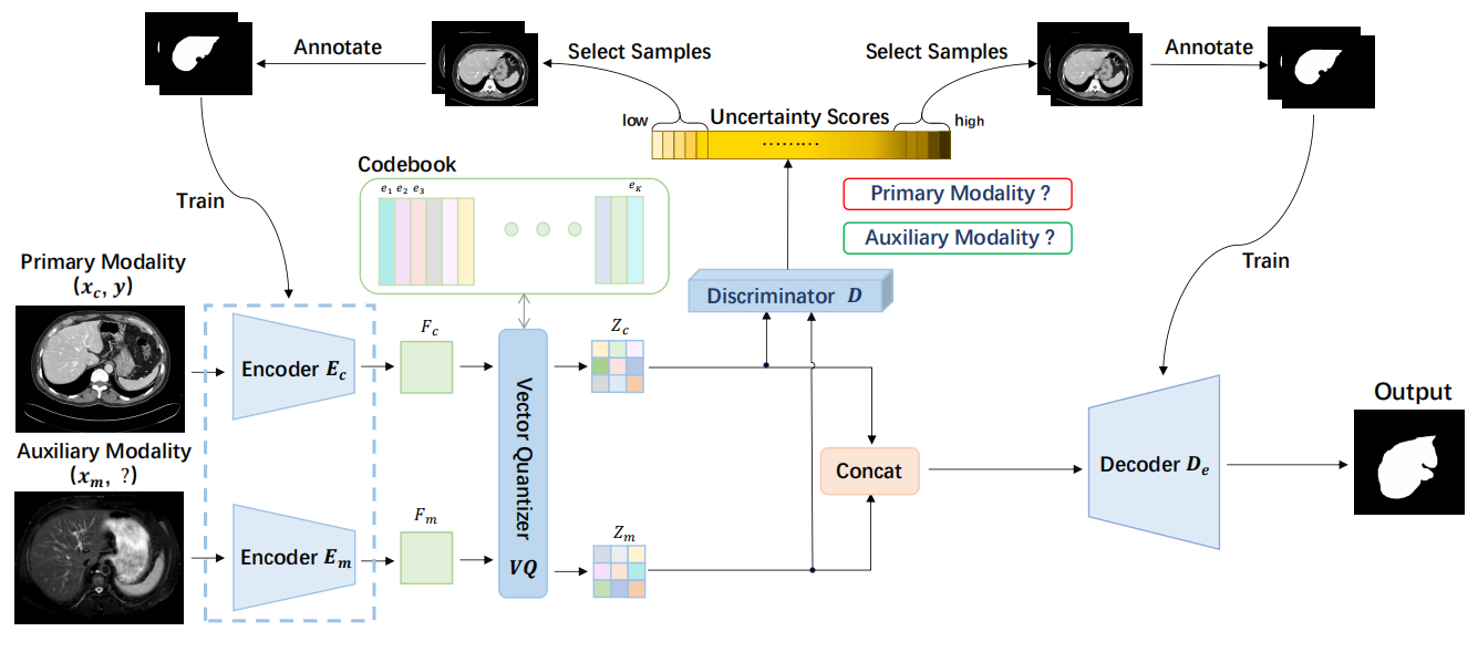 [MICCAI 2025] Vector-Quantization-Driven Active Learning for Efficient Multi-Modal Medical ...